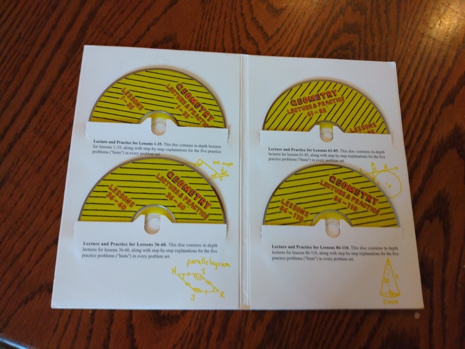 Algebra 1 Teaching Textbooks - Lecture and Practice 4 CD set Greg ...