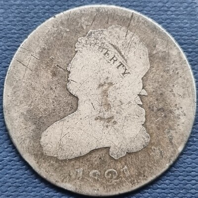 1821 Capped Bust Quarter 25c Circulated #84135 | eBay