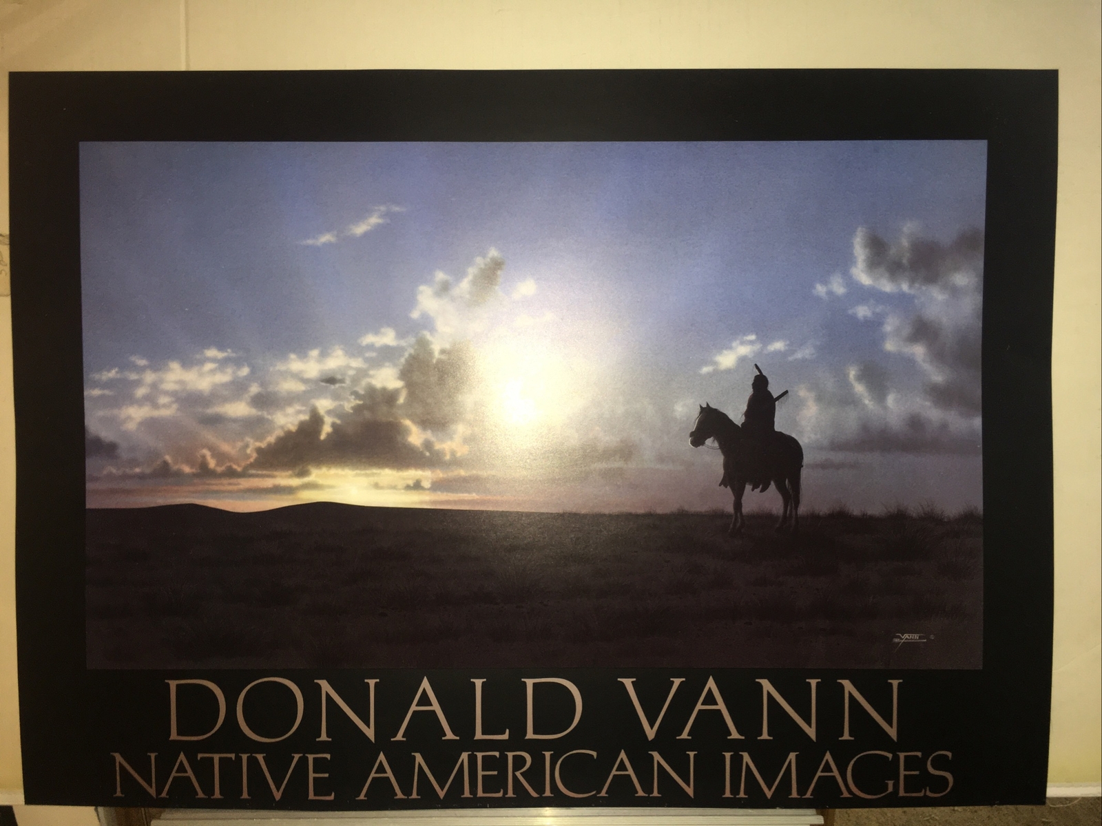 RARE DONALD VANN "SOLITUDE" Large, Collectible, Vintage, Exhibit Poster ...
