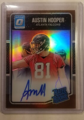 2016 Panini Donruss Optic Austin Hooper Bronze On Card Auto #152 Rated ...