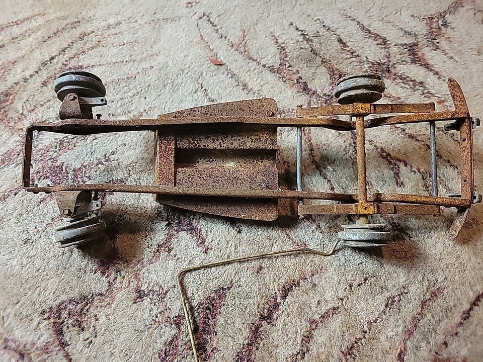 1950's Doepke Model Toys MG Roadster Chassis Frame Suspension Wheels ...