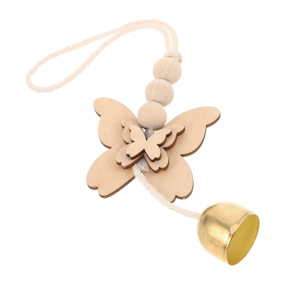 Butterfly Door Opening Bell - Unpainted Wind Chime for Home Entrance ...