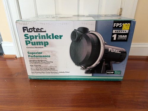 Flotec FP5172-08 Thermoplastic Sprinkler Pump, 1-1/2 HP 22315100718| eBay