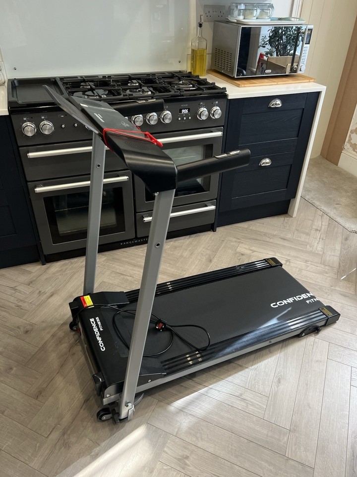 Confidence Fitness Ultra Pro Treadmill Electric Motorised Running ...