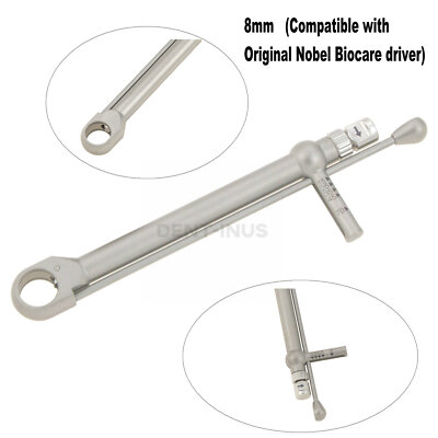 Implant Torque Wrench 8mm for Nobel Biocare Manual Ratchet Instrument ...