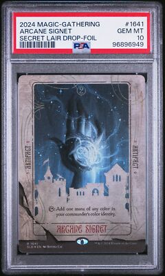 2024 MTG SECRET LAIR DROP FOIL #1641 ARCANE SIGNET PSA 10 | eBay 2024 MTG SECRET LAIR DROP FOIL #1641 ARCANE SIGNET PSA 10 | eBay