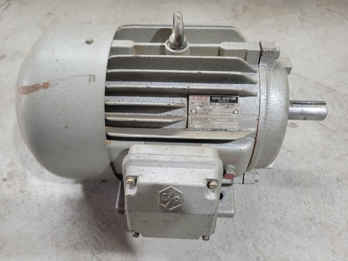 5hp AJAX TEFC motor 5 HP 1745 rpm 208-230/460 volt 3 phase | eBay