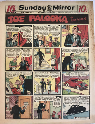 NY Sunday Mirror Oct. 1, 1950 Sunday Comics Section (Tabloid) | eBay