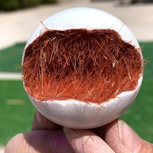 1pc Natural goethite Quartz Crystal JACK PURCELL Sphere Ball ball ...