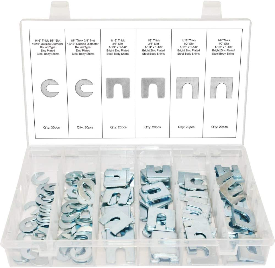 Swordfish 30410 - Universal Body Shim Assortment, 140 Pieces | eBay