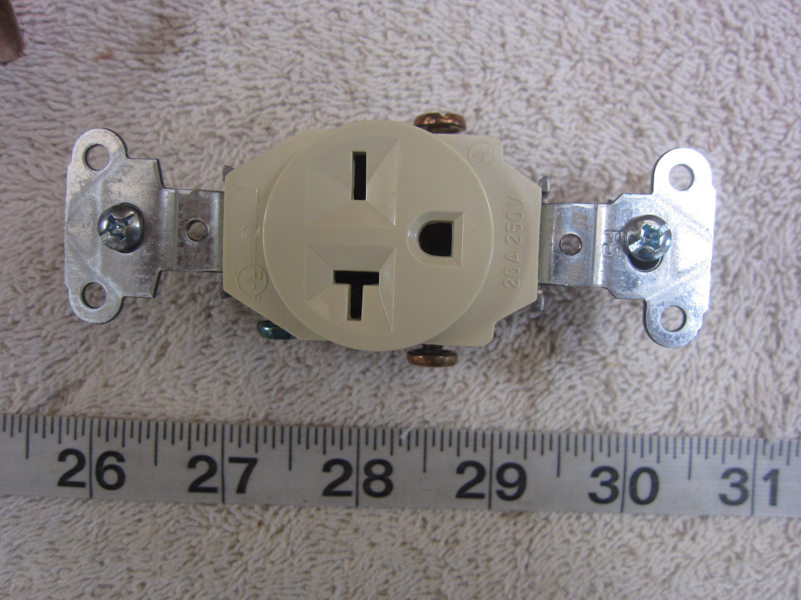 P&S Pass & Seymour PS5851-I 20A 250V Hubbell 5451 Style Receptacle 6 ...