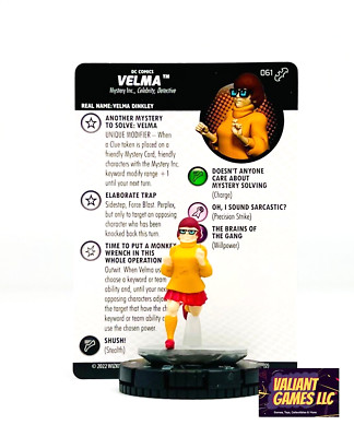DC Heroclix Velma #061 w/ Card Batman Team Up Set | eBay