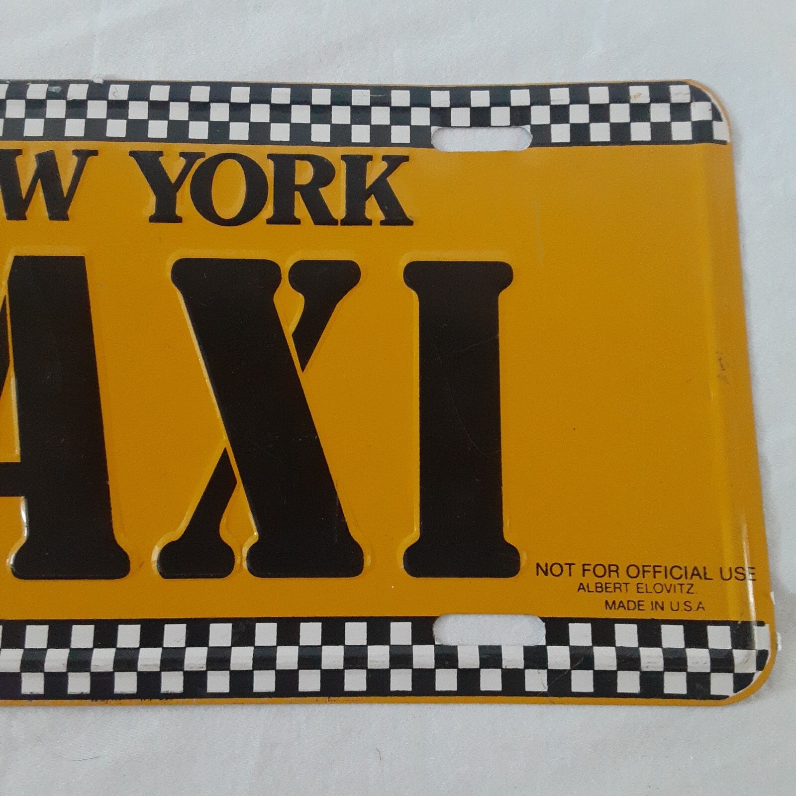 New York Taxi License Plate Souvenir Gift 12” X 6” - Read | eBay