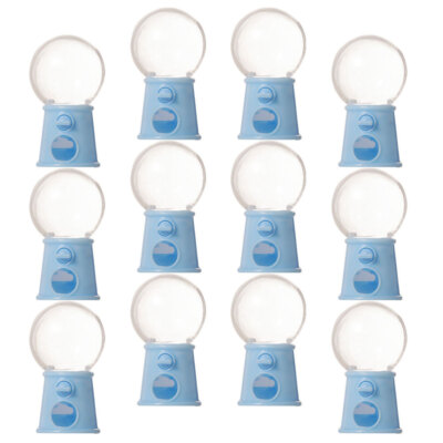 12 Pcs mini bubble gum machine mini candy machine party candy jars ...