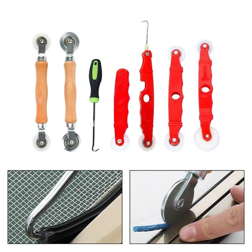 Set of 7 Mesh Screen Door Repair Kit Professional Multipurpose DIY Hand ...