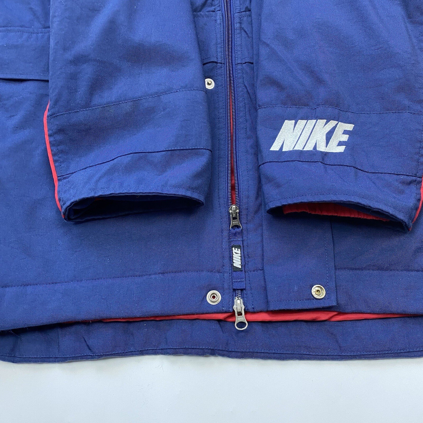 Vintage England 2000s Rugby Coat Jacket NIKE Size Med… - Gem