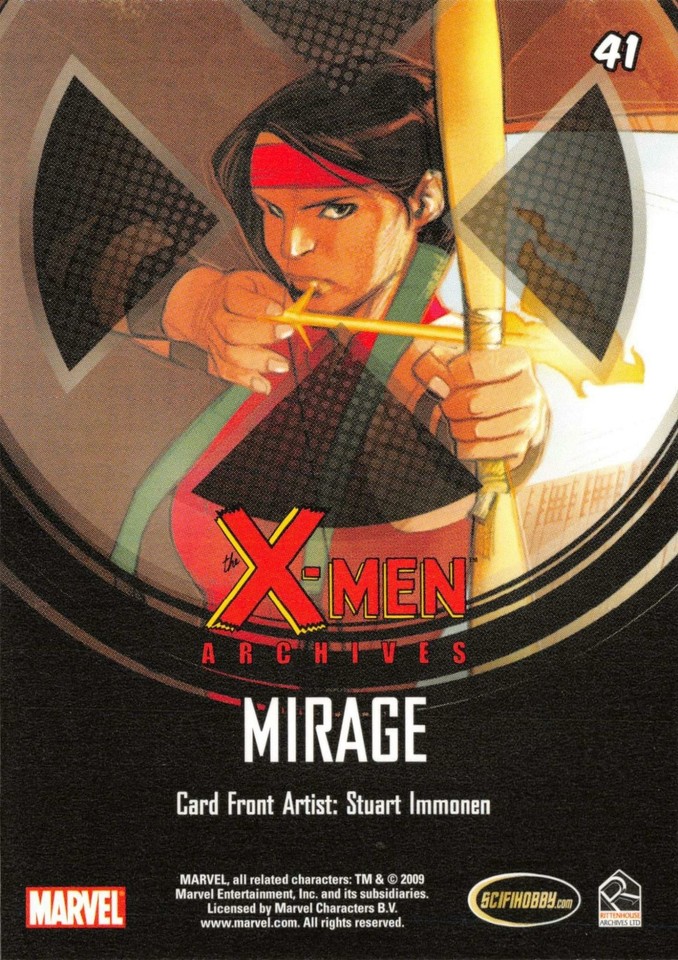 MIRAGE / X-Men Archives (Rittenhouse Archives 2009) BASE Trading Card ...