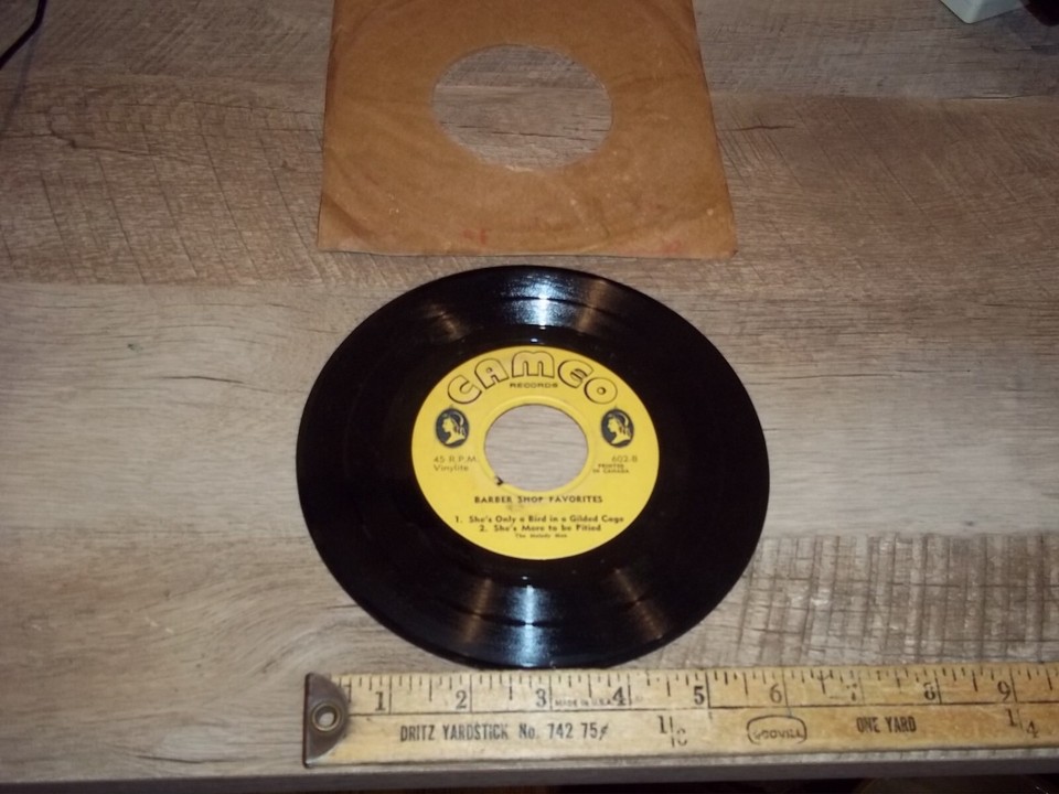 EXTREMELY RARE Vintage Barber Shop Favorites 45 RPM Cameo Records | eBay