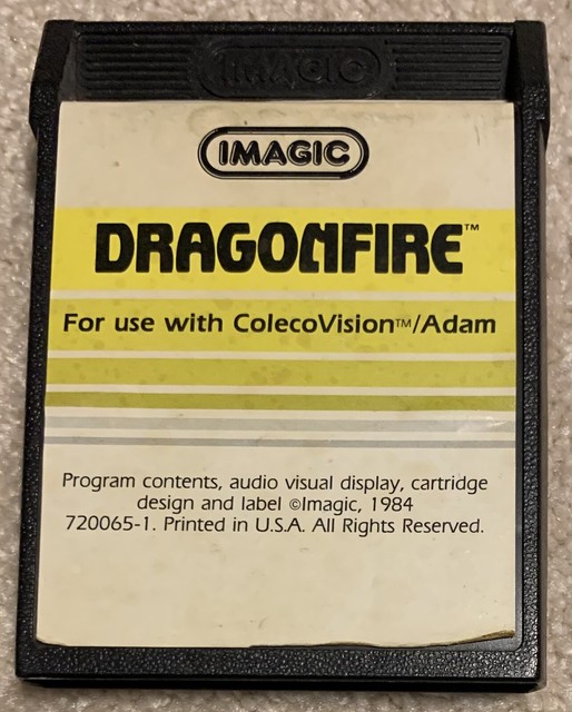 Dragonfire (Colecovision, 1983) for sale online | eBay