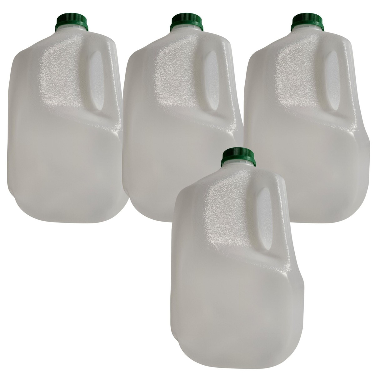 Plastic One Gallon Container 6-Pack 1-Gallon Plastic Jugs - Food Safe ...