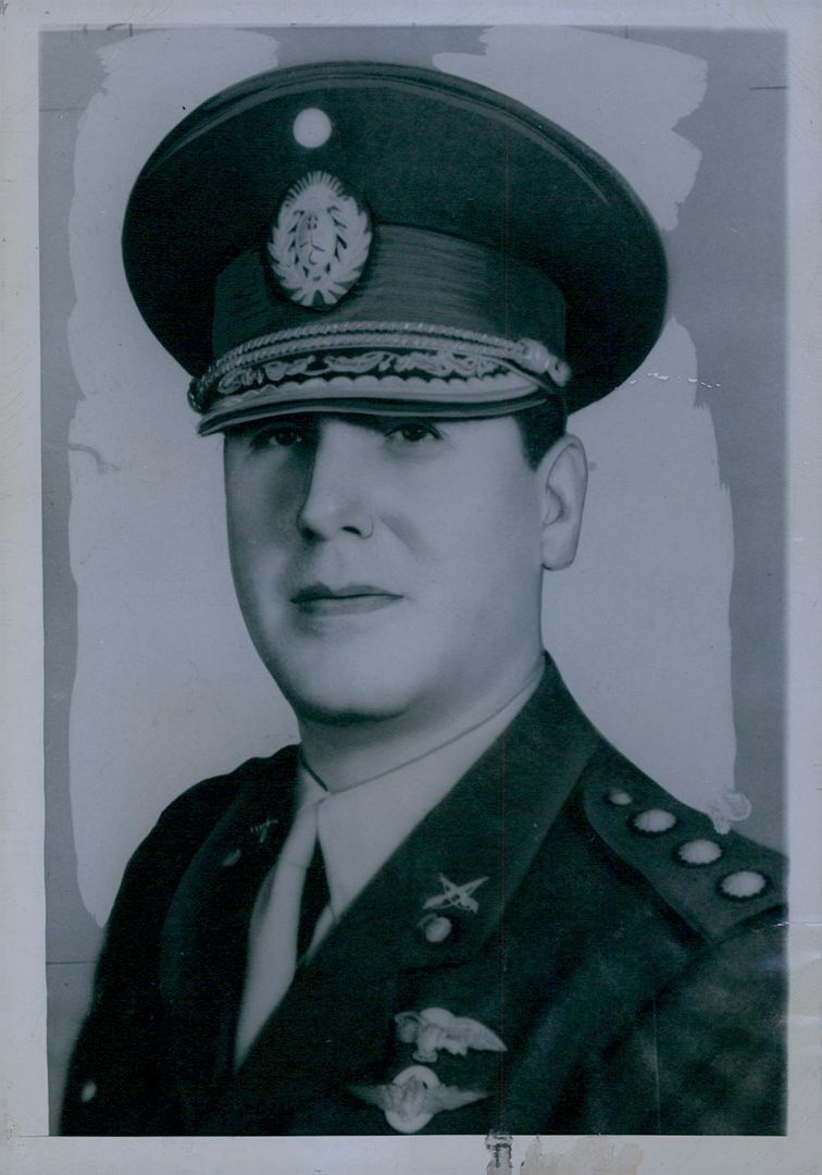 Colonel Juan Peron Strong Man Argentine Press Photo | eBay