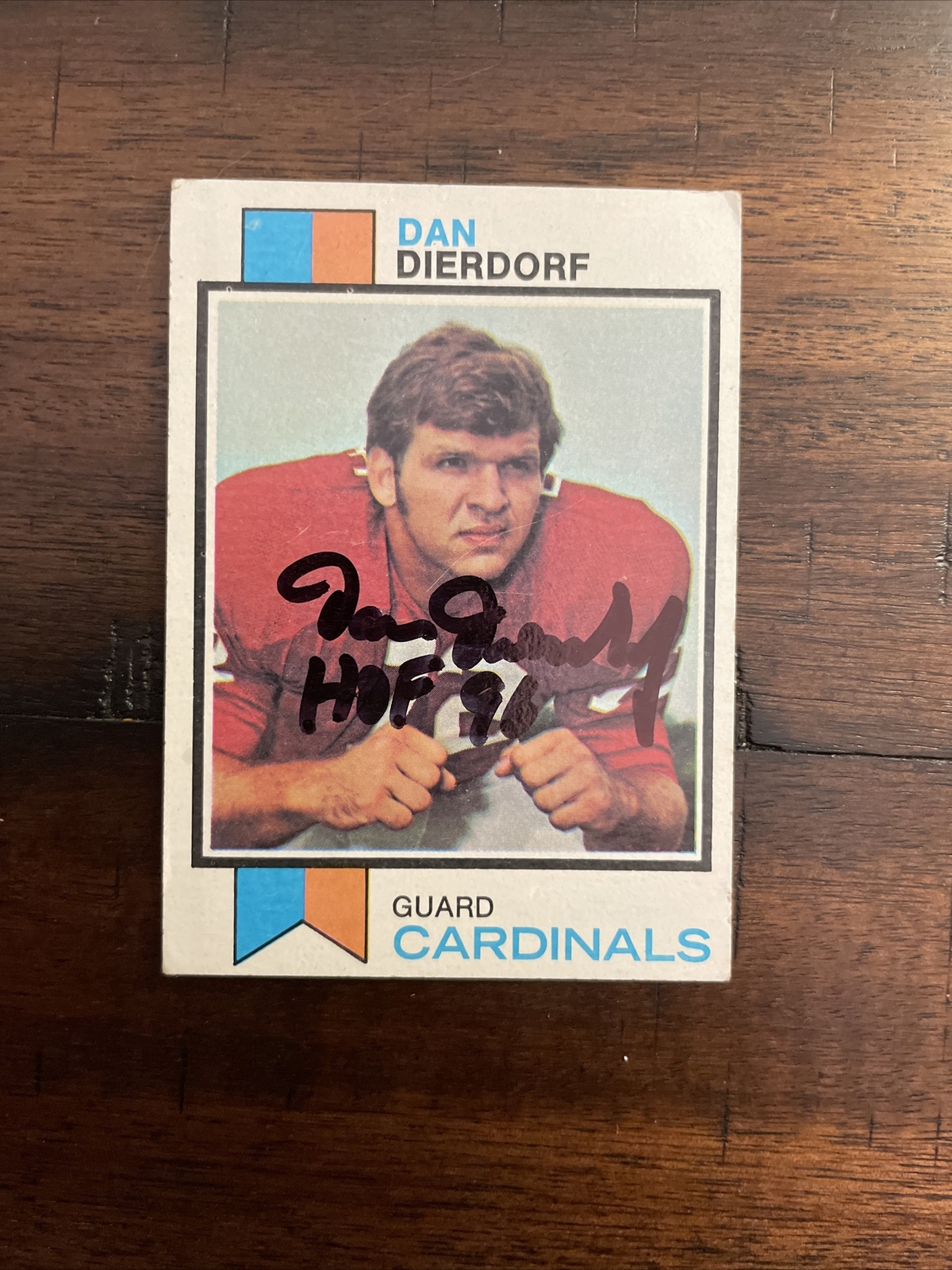 Dan Dierdorf Signed 1973 Topps Rookie Autograph No COA | eBay