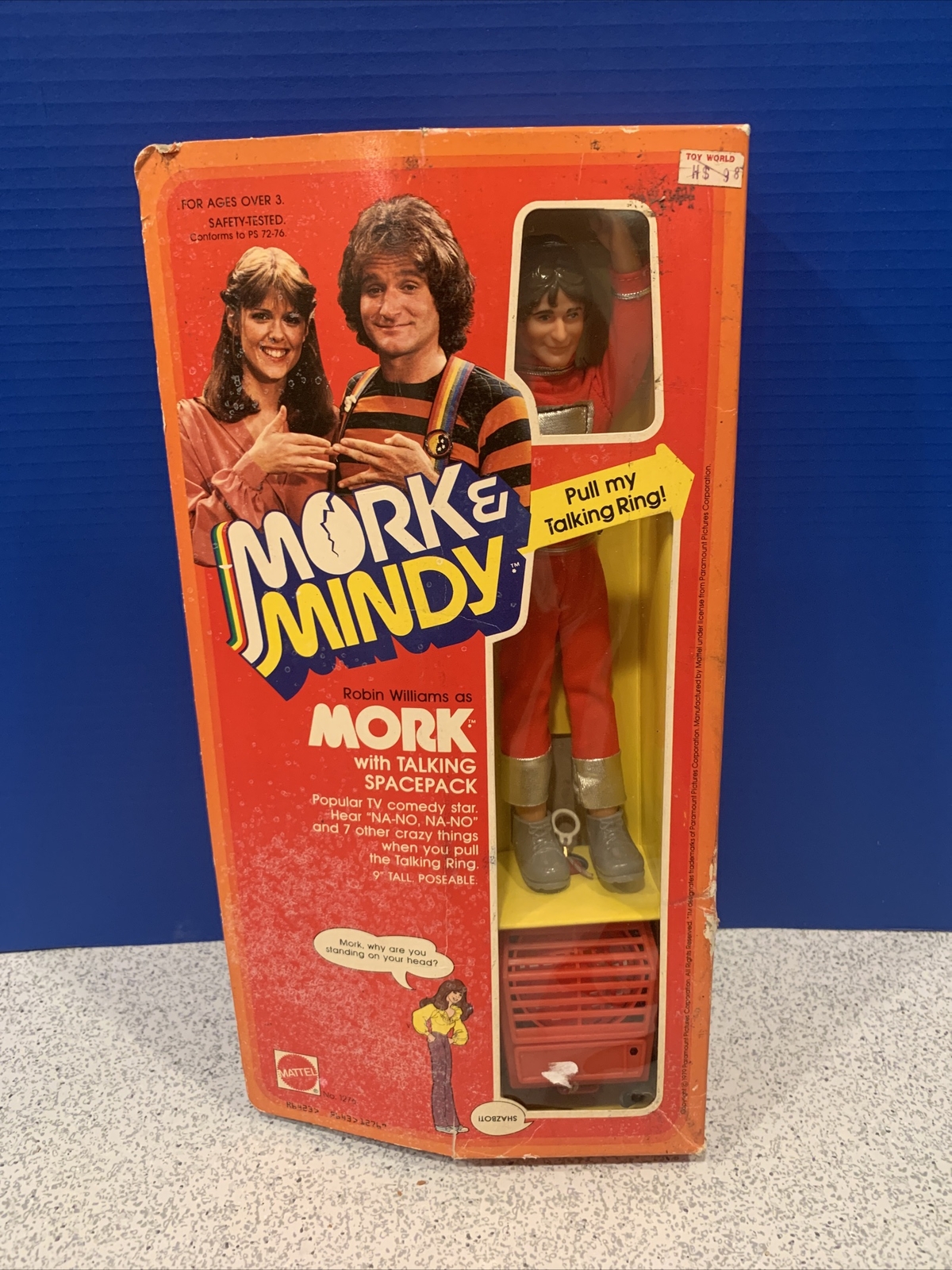 1979 Vintage Mork and Mindy Talking Mork Doll - Space Pack (M2) | eBay
