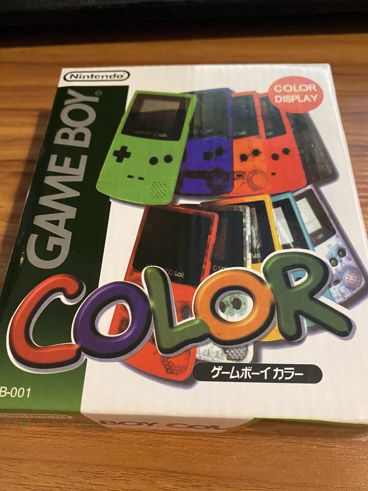 Nintendo Game Boy Color Pokemon Edition Gold & Silver Handheld System ...