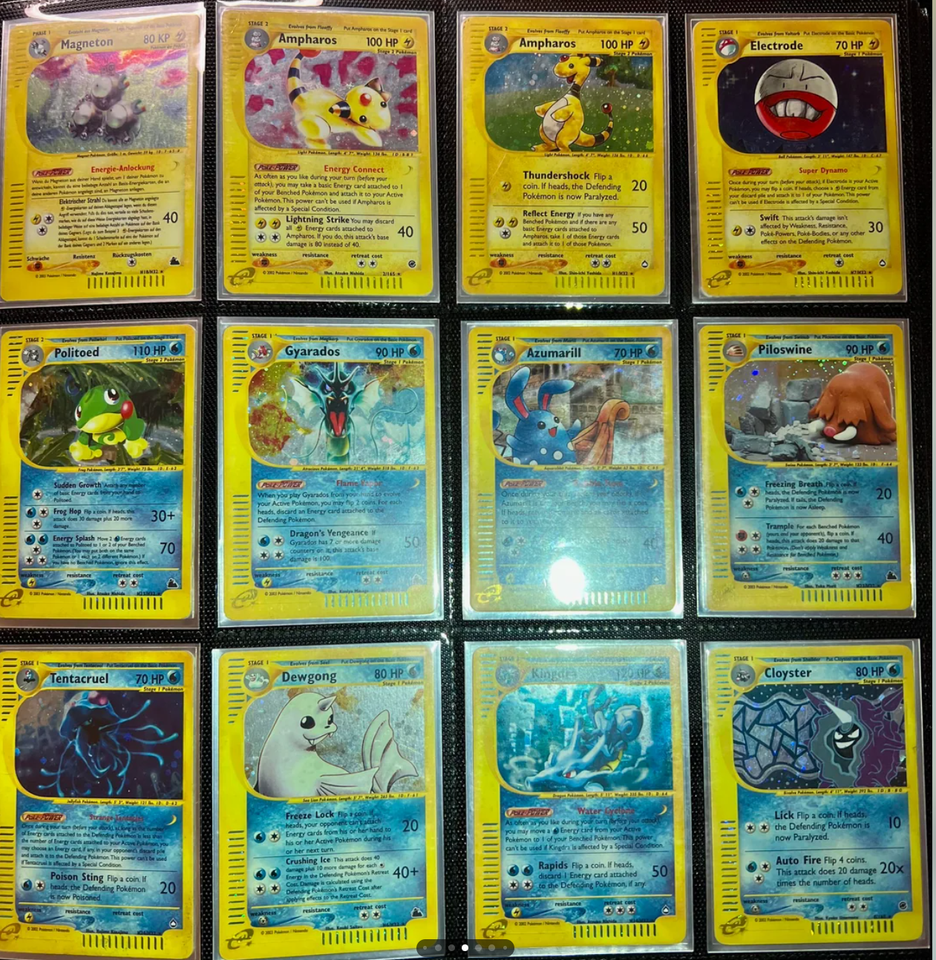 Vintage Pokémon TCG 5 WOTC To 2010 cards Rares,Holos,First Edition ...