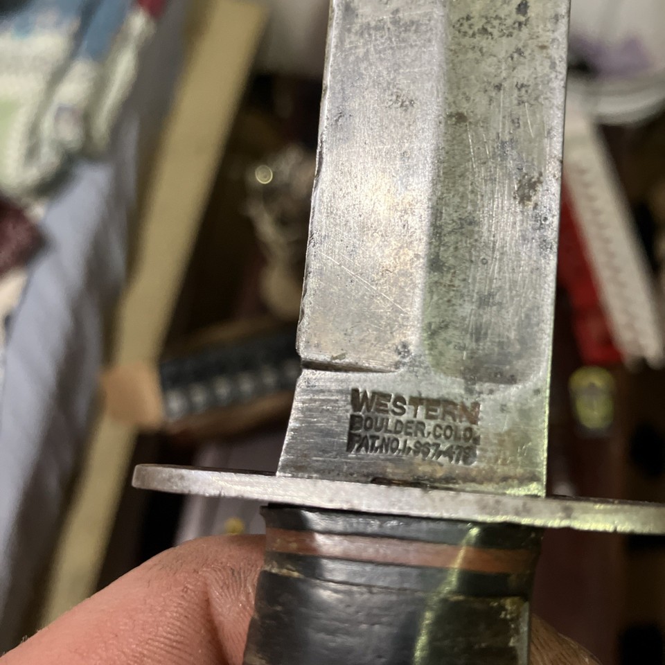 US WWII Western G-46-8” Fighting Knife -BLUED -WW2 G46 8 Inch dagger | eBay