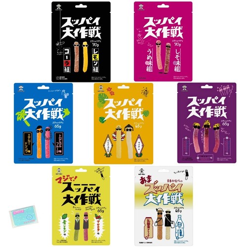 Monolog Style Want Want Japan Stick Gummy Supai Daisakusen 7-Flavor ...