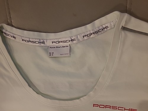 Porsche Drivers Selection Women’s White Logo Shirt Racing Sz S Ltd Edition Mint | eBay