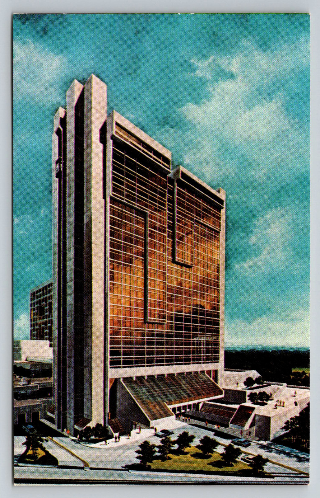 Atlanta Georgia Fairmont Colony Square Hotel Postcard | eBay