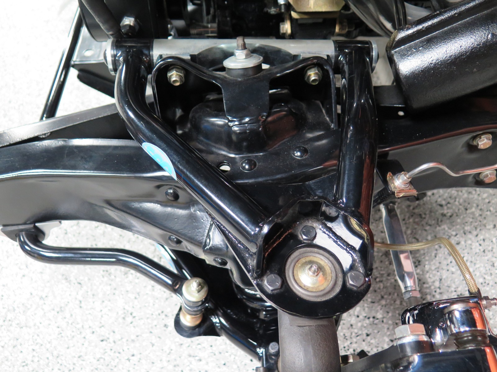 55 56 57 CHEVY 150 210 BELAIR CPP BLACK LOWER TUBULAR CONTROL ARMS USA MADE | eBay