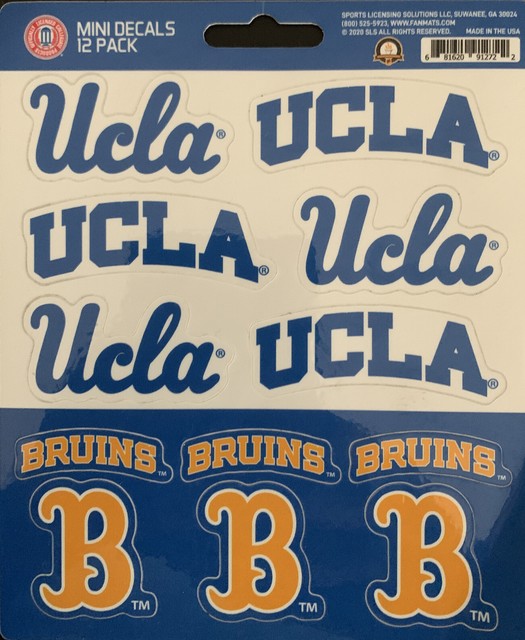 UCLA Bruins Stickers Die Cut Mini Decals 12-pack Sticker Sheet for sale ...
