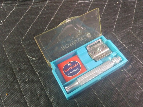Rotbart Anticor mini head safety razor vintage 1960's in case - Made in ...
