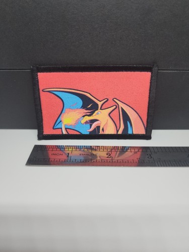 Anime Inspired Morale Patch Custom Tactical Charizard 2x3 inch | eBay