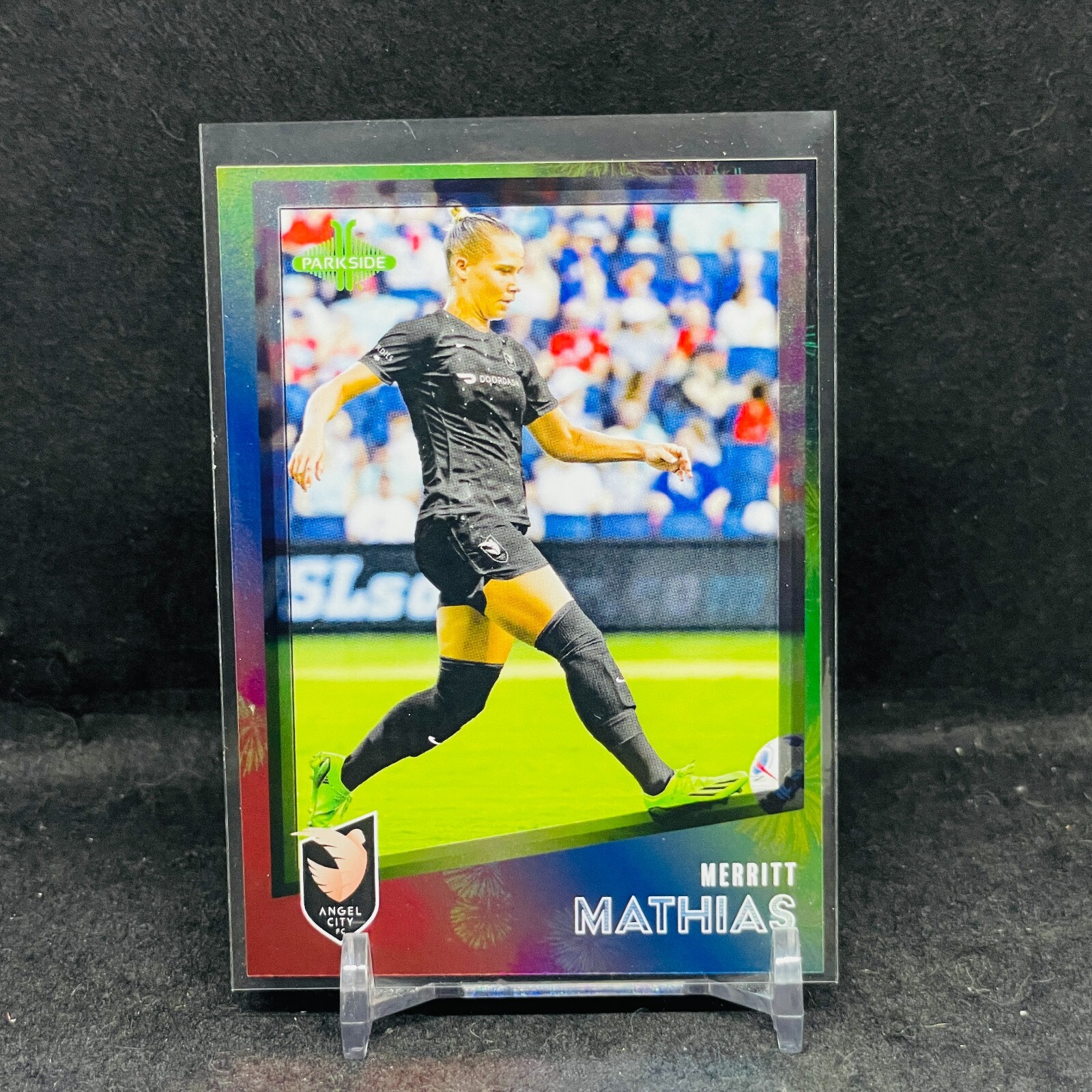 Soccer Merritt Mathias Foil Shimmer /100 2022 Parkside NWSL | eBay