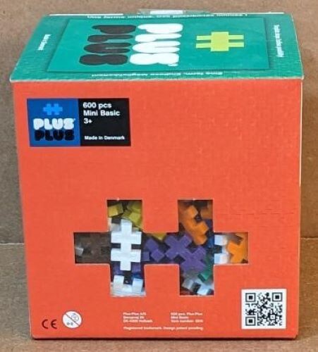 3310 - Plus-Plus 600-Piece Mini Basic Building Blocks Set - For Ages 3 ...
