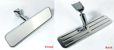 Universal Billet Ball Milled Grooved Interior Rear View Mirror | Fast ...