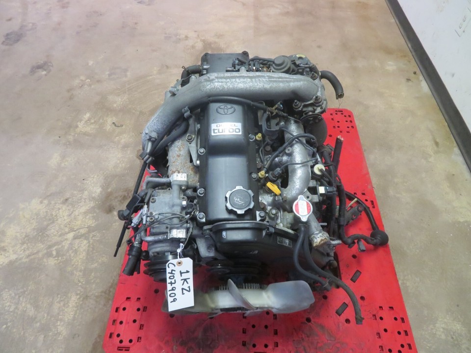 JDM TOYOTA 1KZ-TE TURBO DIESEL ENGINE 1KZ 3.0L MOTOR 4RUNNER HILUX SURF ...