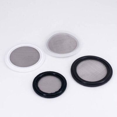 10-500 Mesh Filter Screen 1.5" -4" Tri Clamp Gasket Seal Strip Sanitary ...