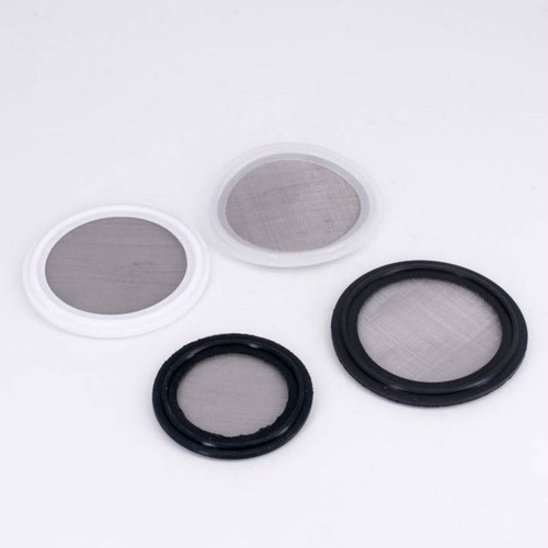 10-500 Mesh Filter Screen 1.5" -4" Tri Clamp Gasket Seal Strip Sanitary ...