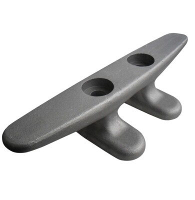 Dock Edge Open Base Dock Cleats 8" (21.6cm) Aluminium, Matte Finish ...