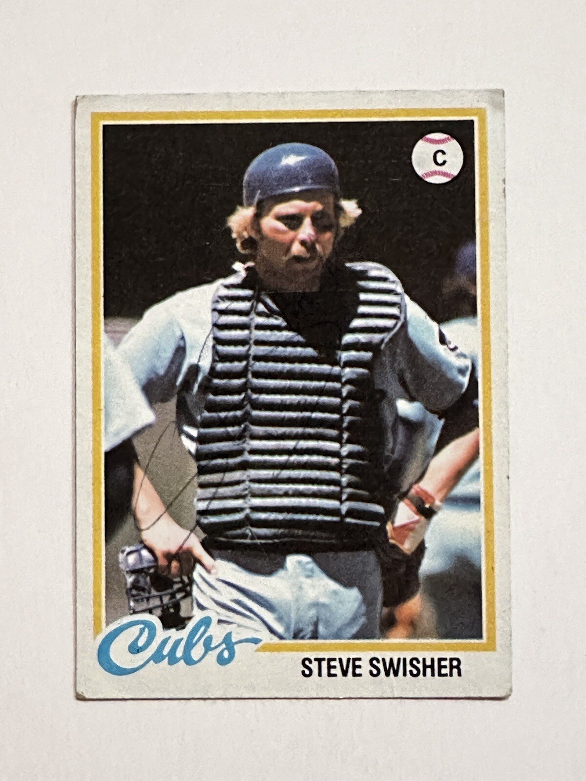 Steve Swisher Cubs Signed 1978 Topps Baseball Card #252 [0755] | eBay