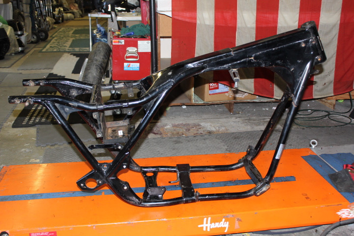 Harley FXR FRAME 1983 Shovelhead FXRT OEM Harley-Davidson FXRP FXRD WOW ...