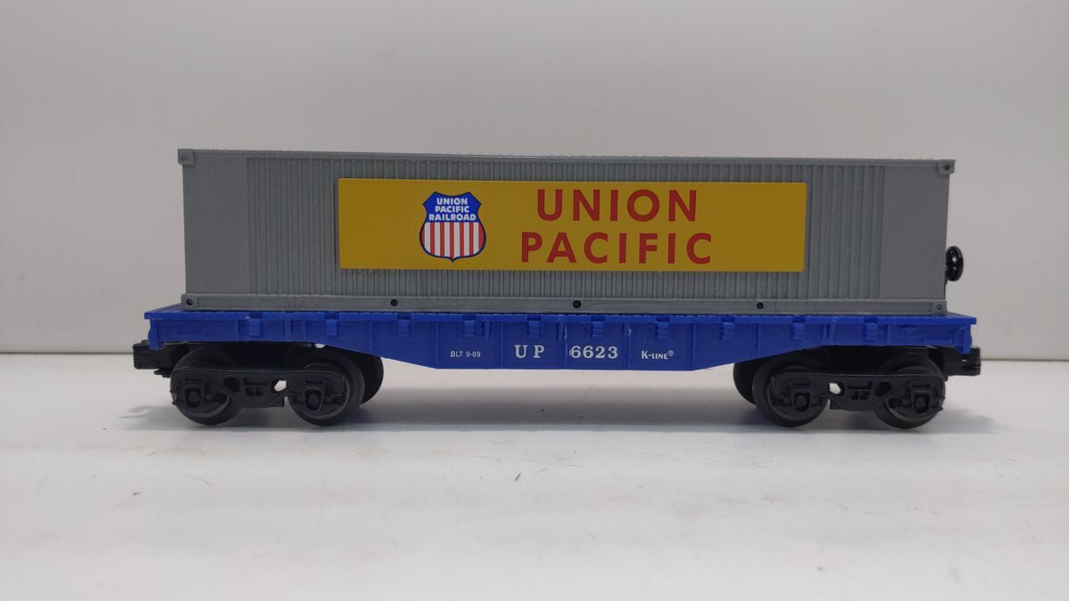 K-Line K6623 Union Pacific Container Flatcar LN/Box | eBay