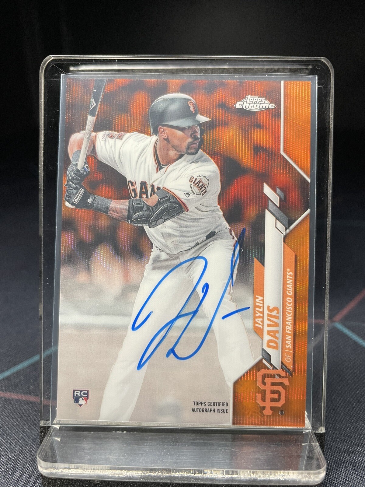 2020 Topps Chrome Jaylin Davis /25 Autograph Rookie Auto RC #RA-JDA ...