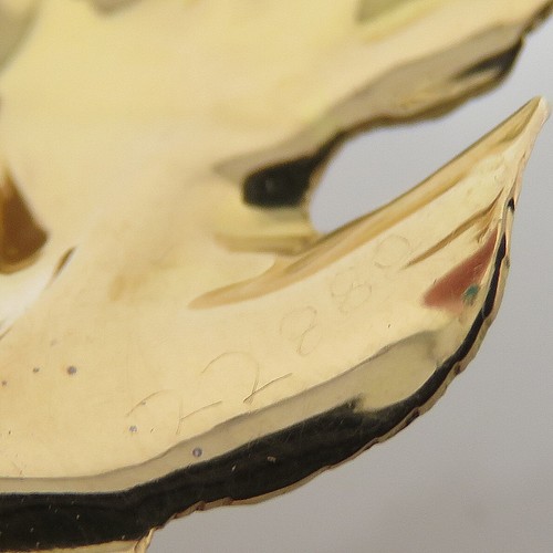 NYJEWEL Buccellati 18k Yellow Gold & Silver Acron Leaf Pin Brooch ...