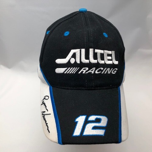 Ryan Newman Alltel Racing Hat Cap Adjustable OSFM Nascar Black Blue ...